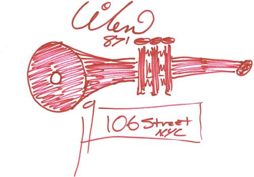 Miles Davis Drawing & Autograph US memorabilia (387910) MEMORABILLIA