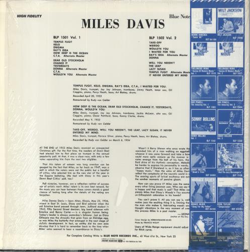 Miles Davis Miles Davis Volume 1 + obi French vinyl LP album (LP record ...
