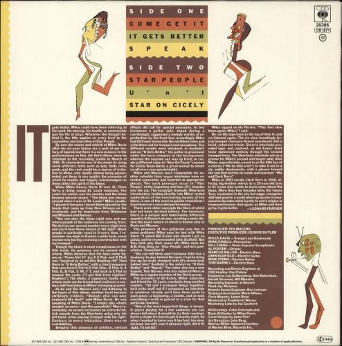 Miles Davis Star People Dutch vinyl LP album (LP record) (314106)