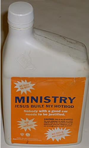 Ministry Jesus Built My Hotrod - Oil US Promo memorabilia (39075)