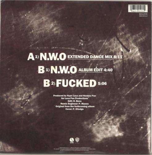 Ministry N.W.O UK 10" vinyl single (10" record) (97783)