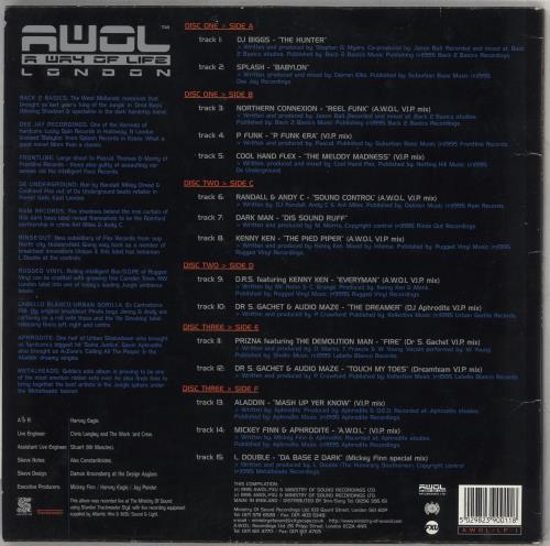 Ministry Of Sound AWOL: A Way Of Life - Live UK 3-LP vinyl record set ...