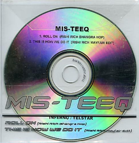 Mis-Teeq Roll On UK Promo CD-R acetate (288321)