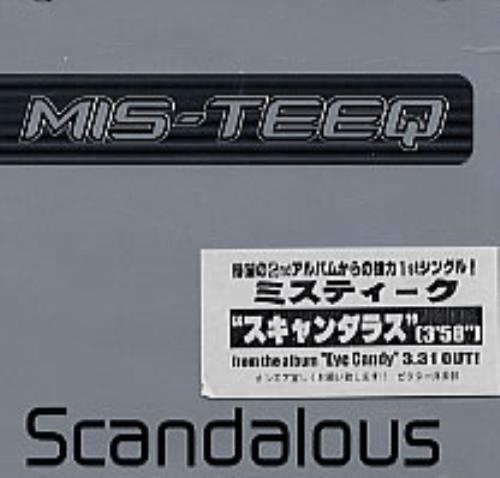 Mis-Teeq Scandalous Japanese Promo CD single (CD5 / 5") (244001)