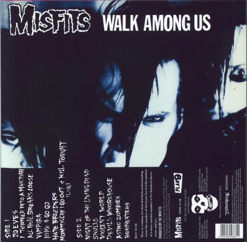 Misfits Walk Among Us UK vinyl LP album (LP record) (795401)