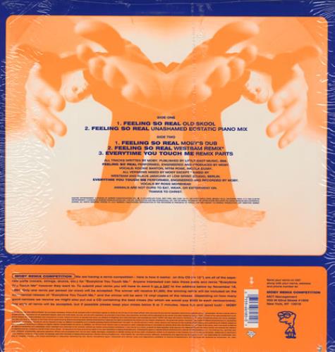 Moby Feeling So Real - Remixes US 12" vinyl single (12 inch record ...
