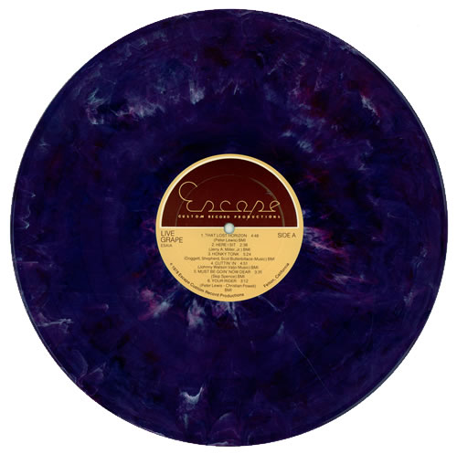 Moby Grape Live Grape - Purple Marbled Vinyl US Promo vinyl LP album (LP record) (372004)