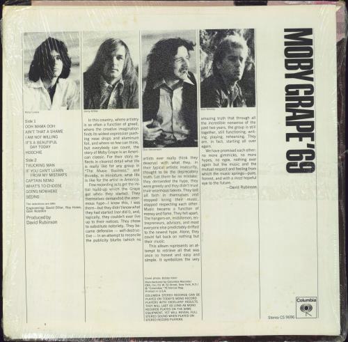 Moby Grape Moby Grape '69 - Shrink US vinyl LP album (LP record) (793486)