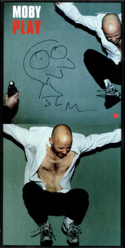 Moby Play Artwork Displays - Autographed US Promo memorabilia (494451 ...