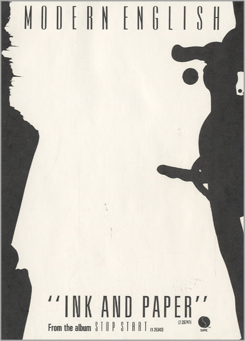 Modern English Ink And Paper US Promo memorabilia (454782) NOTEPAD