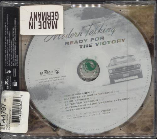 Modern Talking Ready For Victory UK CD single (CD5 / 5") (214481)