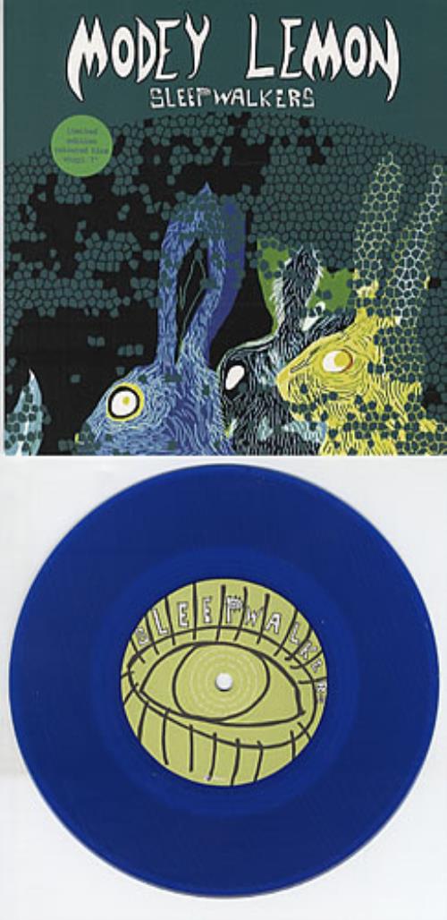 Modey Lemon Sleepwalkers UK 7" vinyl single (7 inch record / 45) (324171)