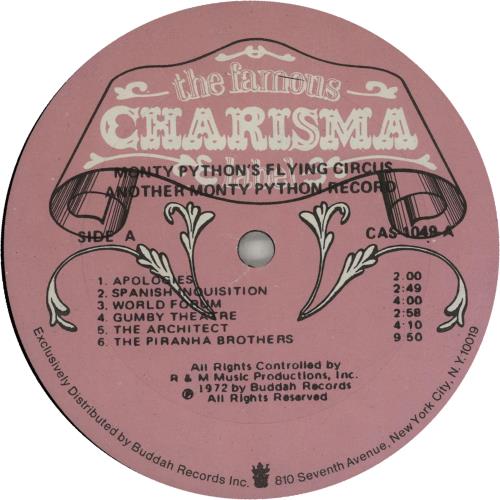 Monty Python Another Monty Python Record - 1st US vinyl LP album (LP ...