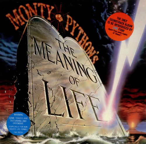 Monty Python The Meaning Of Life Stickered Sleeve Uk