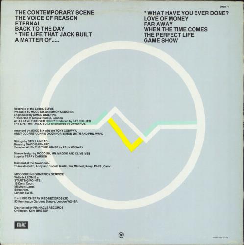 Mood Six A Matter Of! UK vinyl LP album (LP record) (803326)