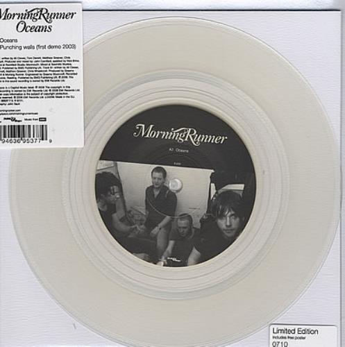 Morning Runner Oceans UK 7" vinyl single (7 inch record / 45) (368616)