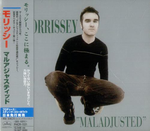 Morrissey Maladjusted Japanese CD album (CDLP) (87185)