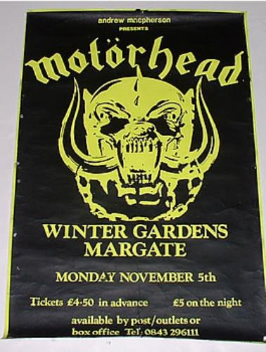 Motorhead 1984 Poster UK Promo poster (245326)