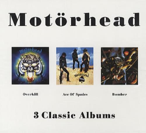 Motorhead 3 Classic Albums UK 3-CD album set (Triple CD) (322020)