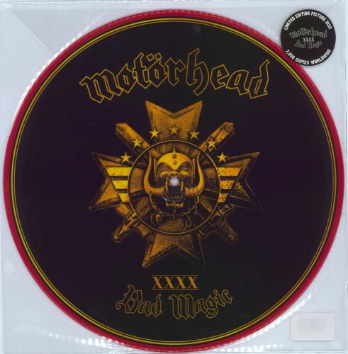 Motorhead Bad Magic - Red Rim Picture Disc German picture disc LP ...