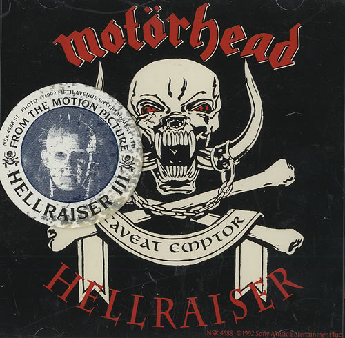 Motorhead Hellraiser US Promo CD single (CD5 / 5") (358786)