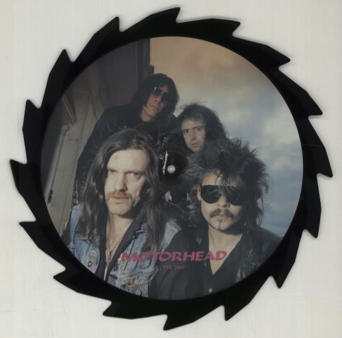 Motorhead Interview Picture Disc - Black Edge UK shaped picture disc ...