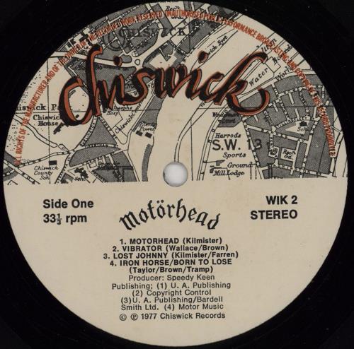 Motorhead Motorhead - Laminated UK vinyl LP album (LP record) (525579)