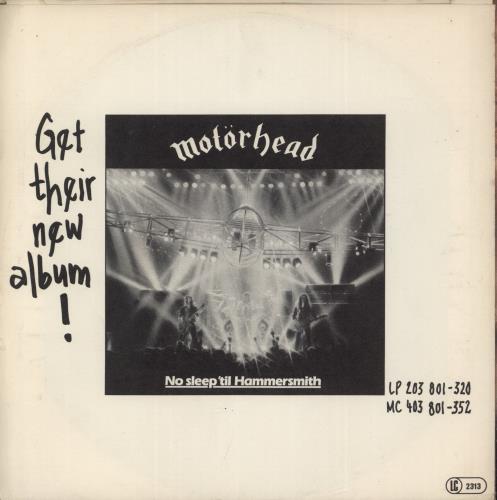 Motorhead Motorhead German 7" vinyl single (7 inch record / 45) (284213)