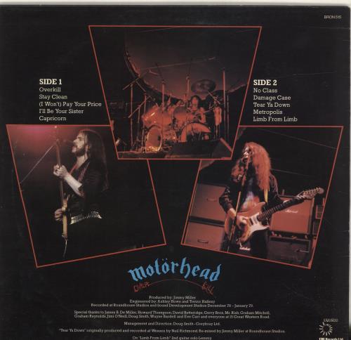Motorhead Overkill - 1st UK vinyl LP album (LP record) (309108)