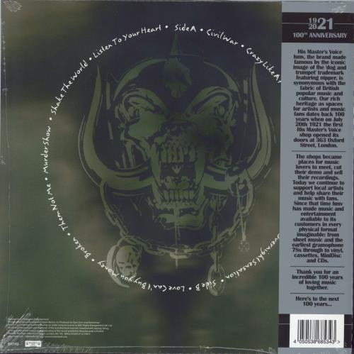 Motorhead Overnight Sensation: HMV 100th - Green Smoke Vinyl - Sealed UK vinyl LP album (LP ...