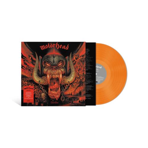Motorhead Sacrifice - Transparent Orange Vinyl - Sealed UK vinyl LP ...