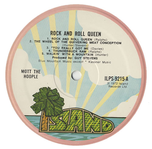 Mott The Hoople Rock And Roll Queen UK vinyl LP album (LP record) (119631)