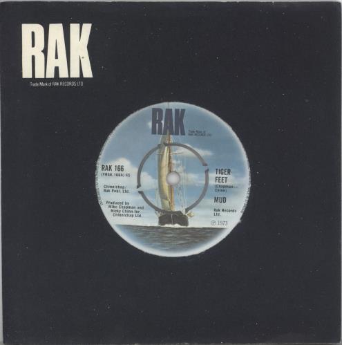 Mud Tiger Feet - 4pr UK 7" vinyl single (7 inch record / 45) (405890)