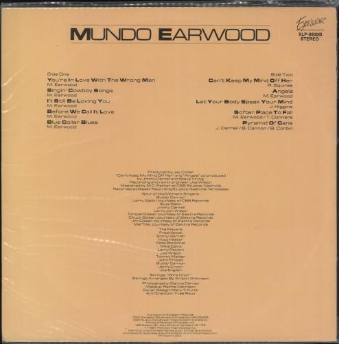 Mundo Earwood Mundo Earwood US vinyl LP album (LP record) (721741)