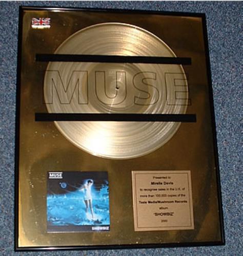 Muse Showbiz UK Promo award disc (277670)