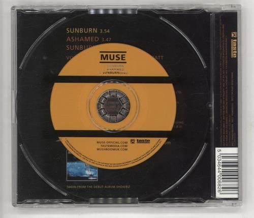 Muse Sunburn - CD1 UK CD single (CD5 / 5") (158512)