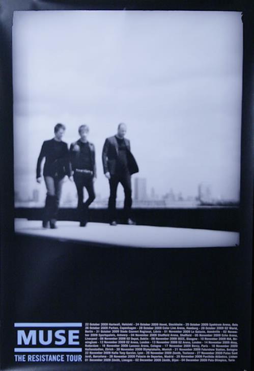 Muse The Resistance Tour Poster UK poster (503366)