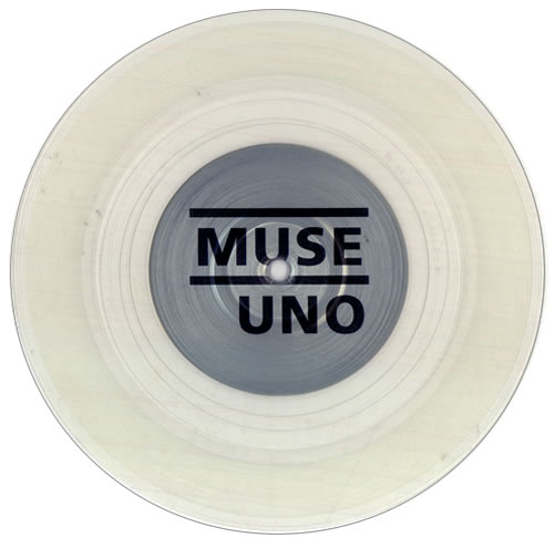 Muse Uno - Clear Vinyl + Fully Autographed UK 7" vinyl single (7 inch ...