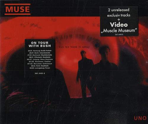 Muse Uno German CD single (CD5 / 5") (552320)