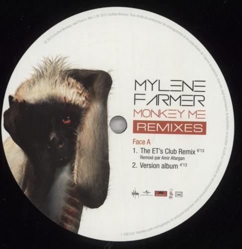 Mylene Farmer Monkey Me - Remixes French 12" vinyl single (12 inch record / Maxi-single) (846551)