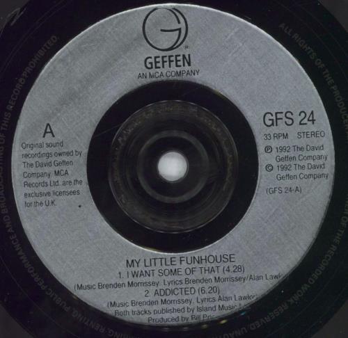 My Little Funhouse Addicted EP UK 7" vinyl single (7 inch record / 45 ...