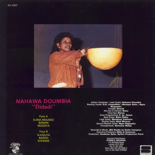 Nahawa Doumbia Didadi French vinyl LP album (LP record) (817288)