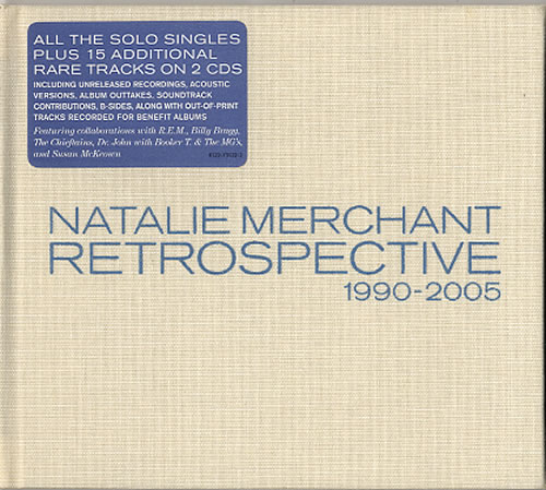 Natalie Merchant Retrospective 1990 - 2005 UK 2 CD album set (Double CD ...