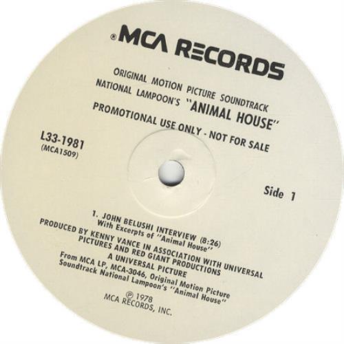 National Lampoon Animal House US Promo vinyl LP album (LP record) (443680)