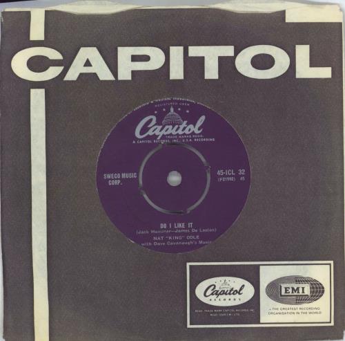 Nat King Cole Looking Back UK 7" vinyl single (7 inch record / 45) (572740)