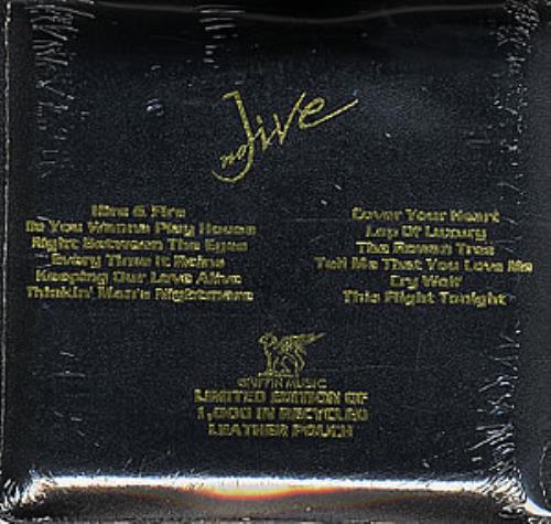 Nazareth No Jive US CD album (CDLP) (297277)