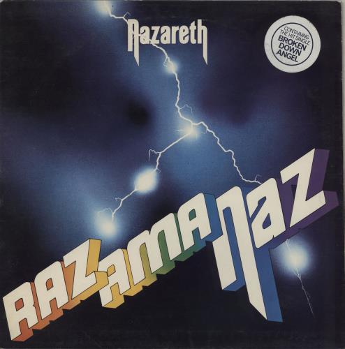 Nazareth Razamanaz - Stickered UK vinyl LP album (LP record) (627351)