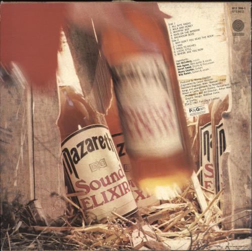 Nazareth Sound Elixir - EX Italian vinyl LP album (LP record) (727032)