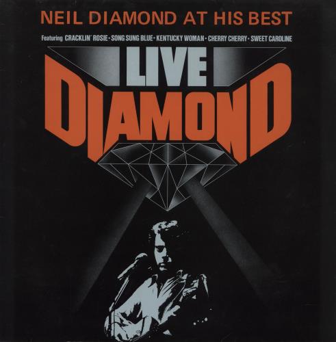 Neil Diamond Live Diamond UK vinyl LP album (LP record) (567963)