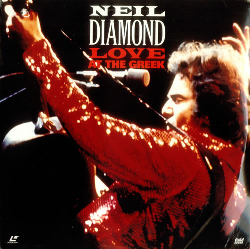 Neil Diamond Love At The Greek - Sealed US laserdisc / lazerdisc (536384)